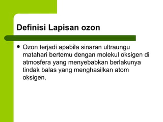 Lapisan Ozon | PPT