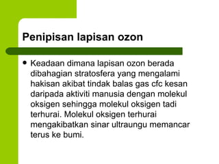 Lapisan Ozon | PPT