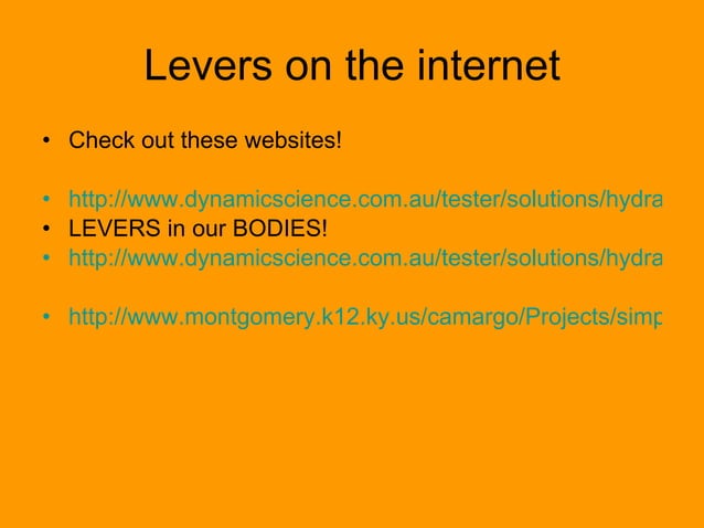 Levers | PPT