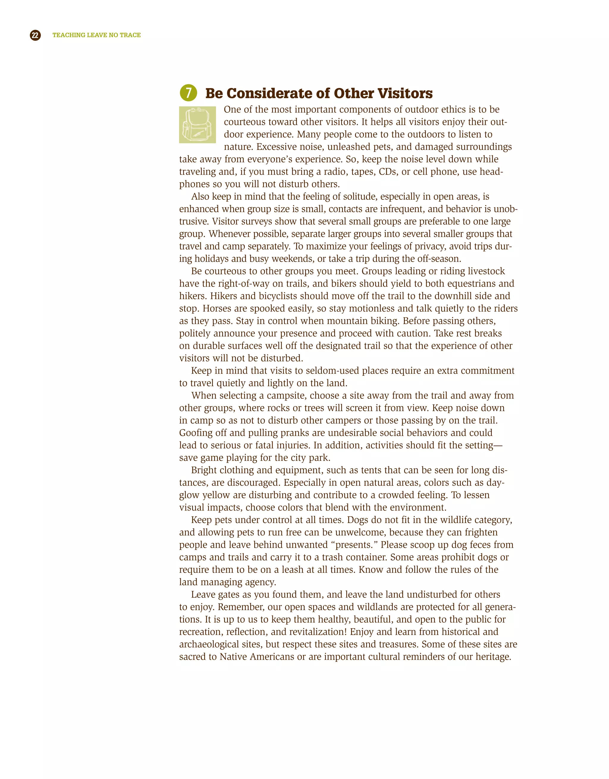 Leave No trace BSA | PDF