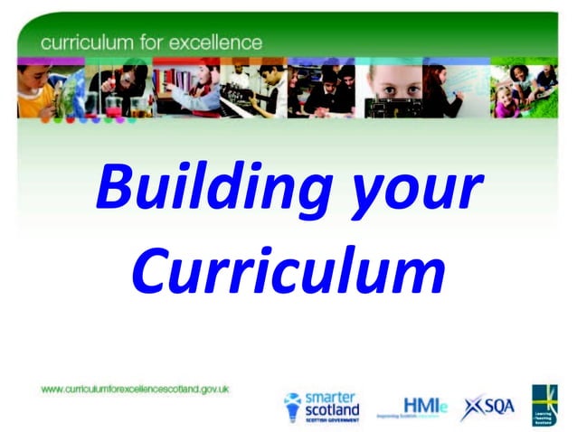 CfE - Building your curriculum | PPT