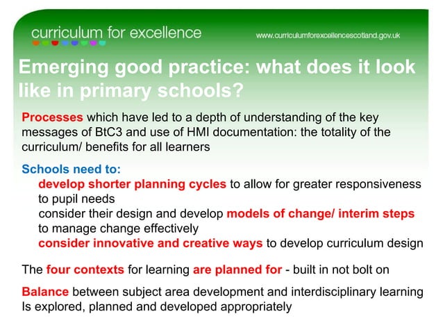 CfE - Building your curriculum | PPT