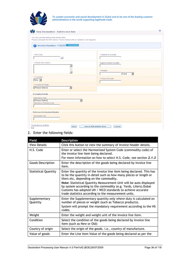 Mirsal 2 manual BOE | PDF