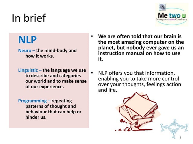 NLP - Make the right connections and learn what works | PPT