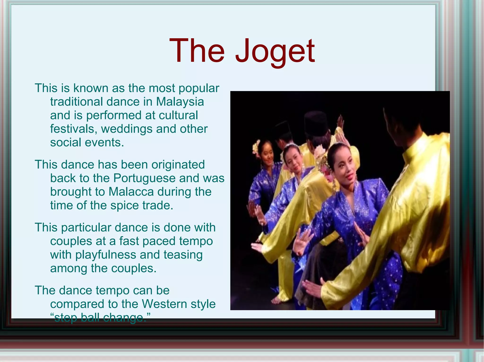 malaysian dance | ODP