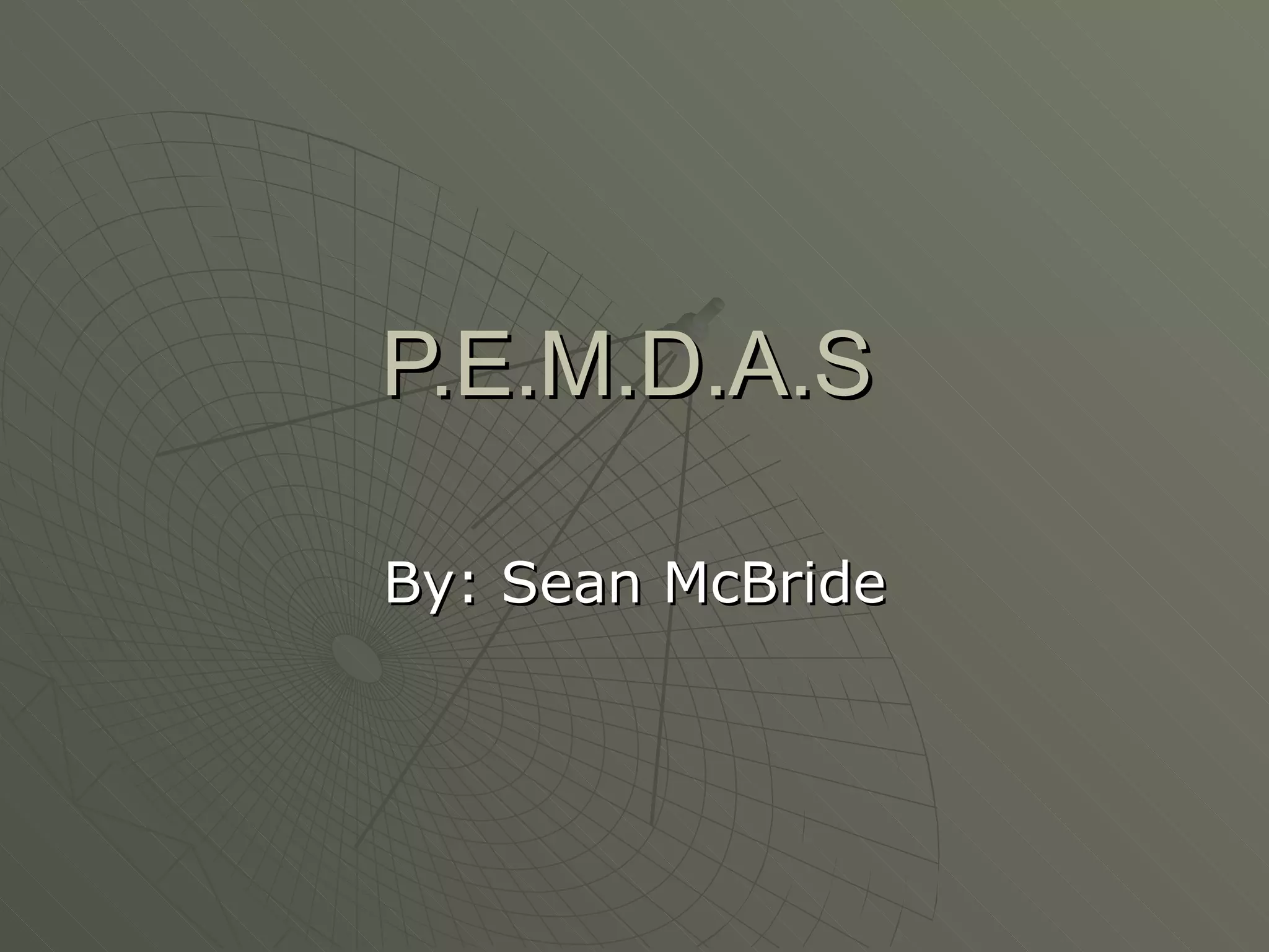 PEMDAS | PPT