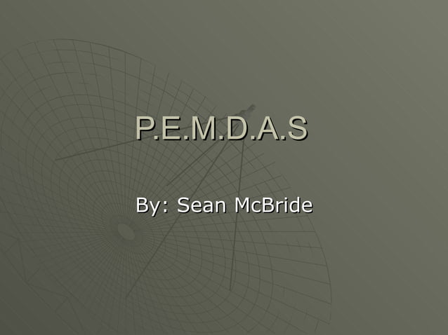 PEMDAS | PPT
