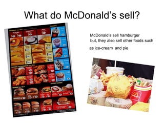 McDonald's | PPT | Food Industry | Industries