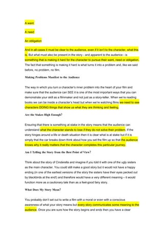 Research for short film | DOC