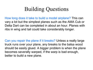 Model Aviation an Educational Activity | PPT