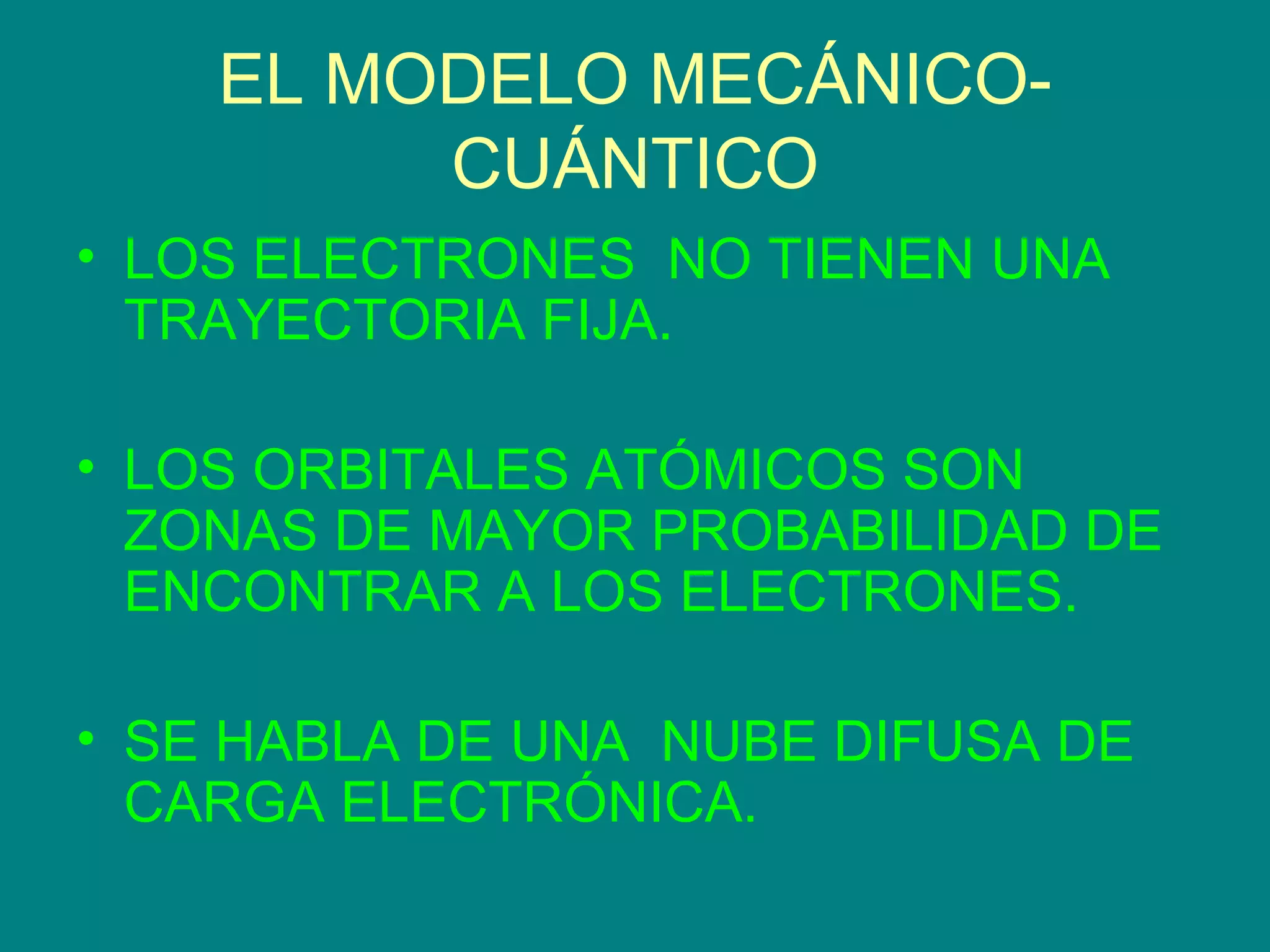 Modelo Mecanico Cuantico | PPT | Physics | Science
