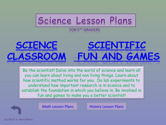 Lesson Plans | PPT | Science