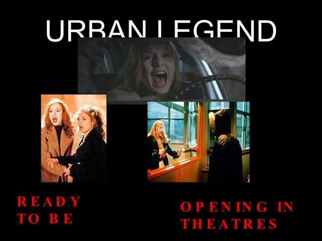 URBAN LEGENDS MOVIE POSTER | PPT