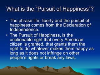 Pursuit of Happiness | PPT