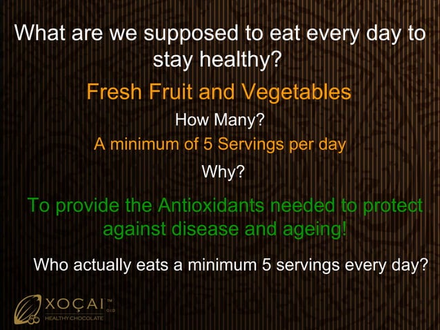 Nada's Xocai Healthy Chocolate | PPT