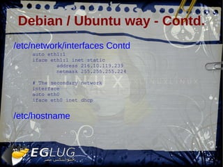 Networking in Gnu/Linux | PPT