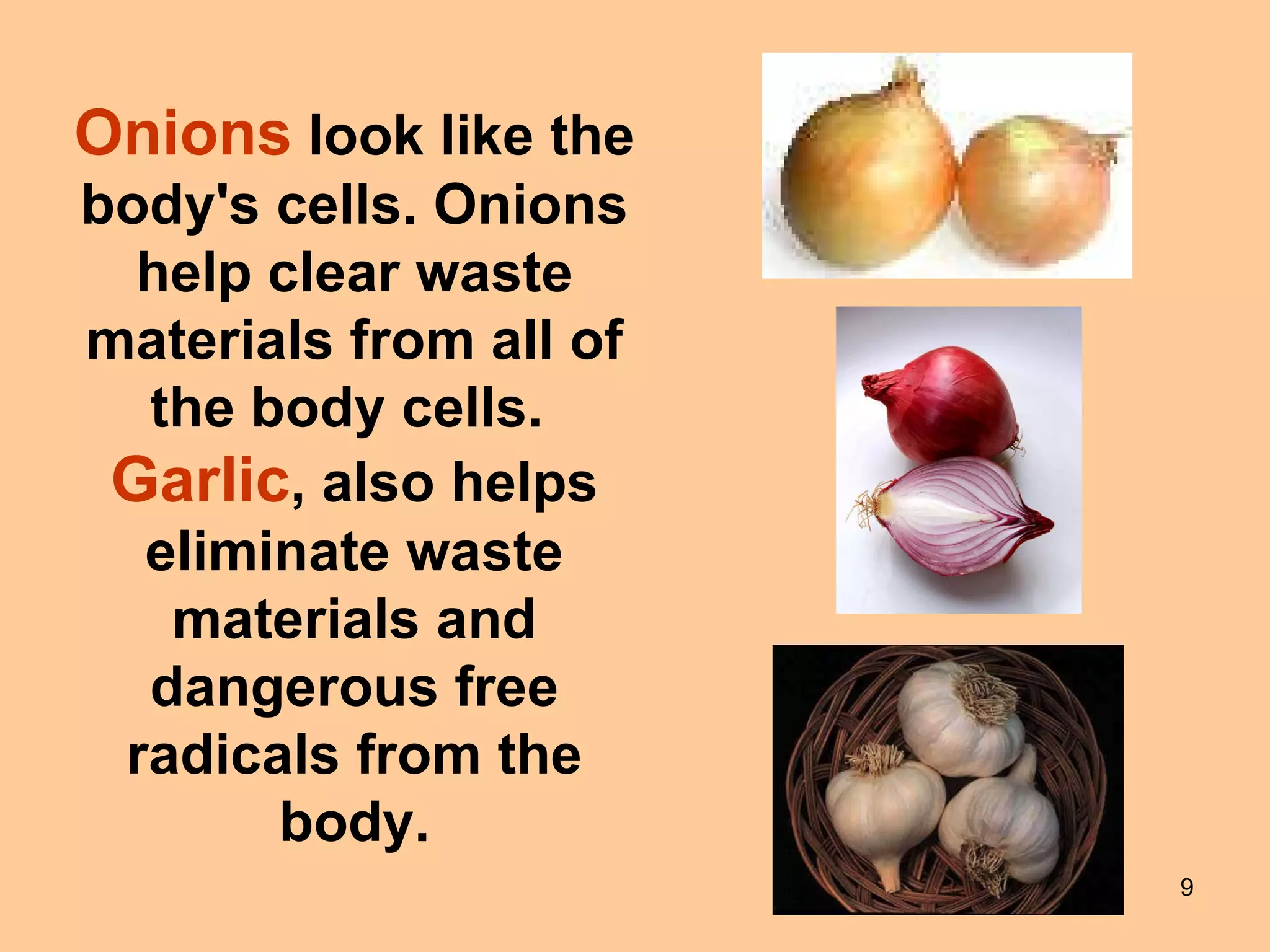 Of Good Foods, Body Parts And Good Health | PPT