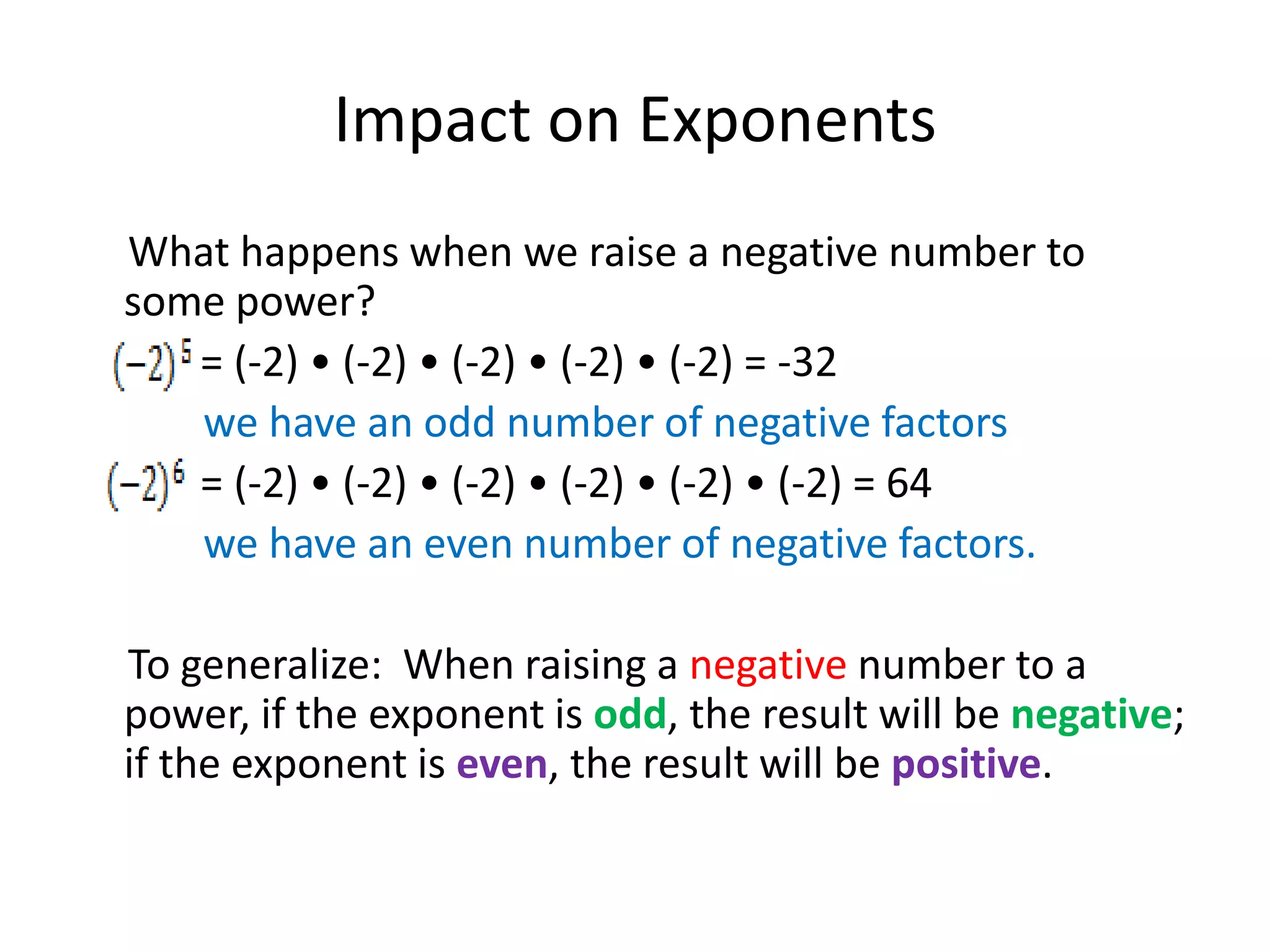 Operations on Real Numbers | PPTX