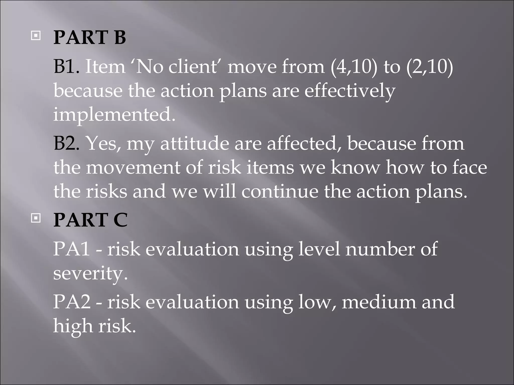 PA2 - Risk Management | PPT