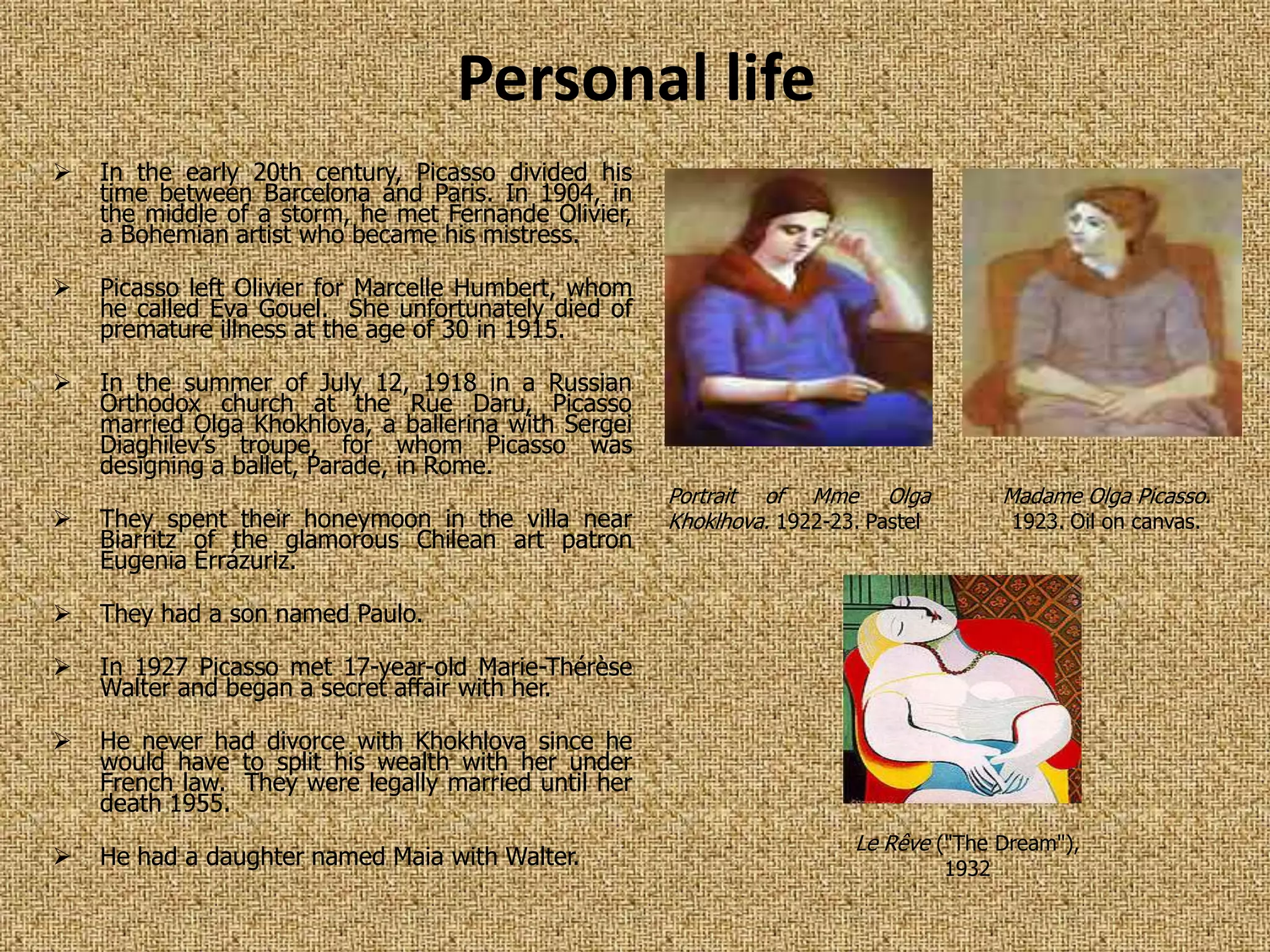 Pablo Picasso Presentation 25/1/2010 | PPTX