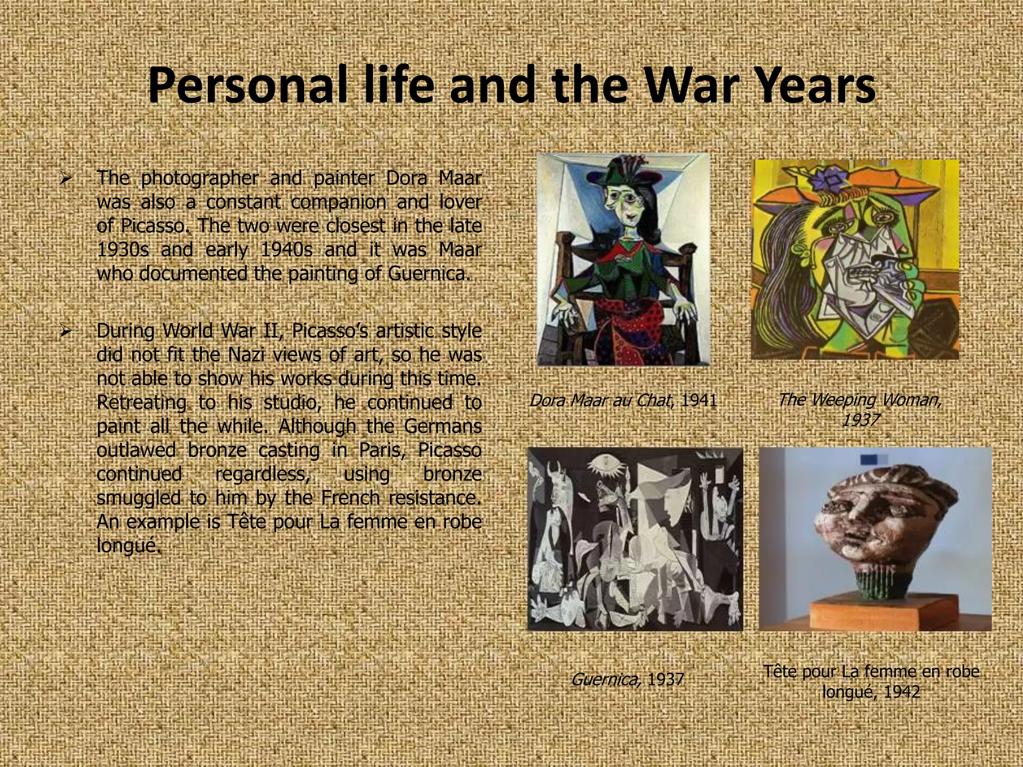 Pablo Picasso Presentation 25/1/2010 | PPTX