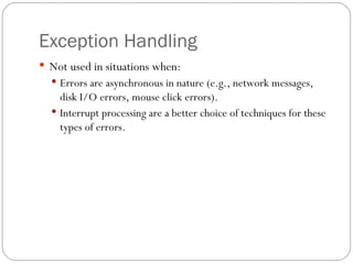 Exception handling and templates | PPT
