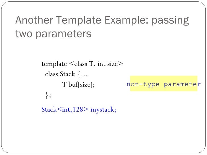Exception handling and templates Exception handling and templates