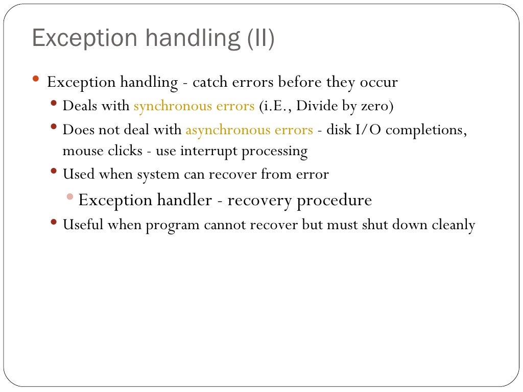 Exception Handling And Templates 7283
