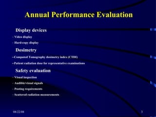 Qaulity Control of CT | PPT
