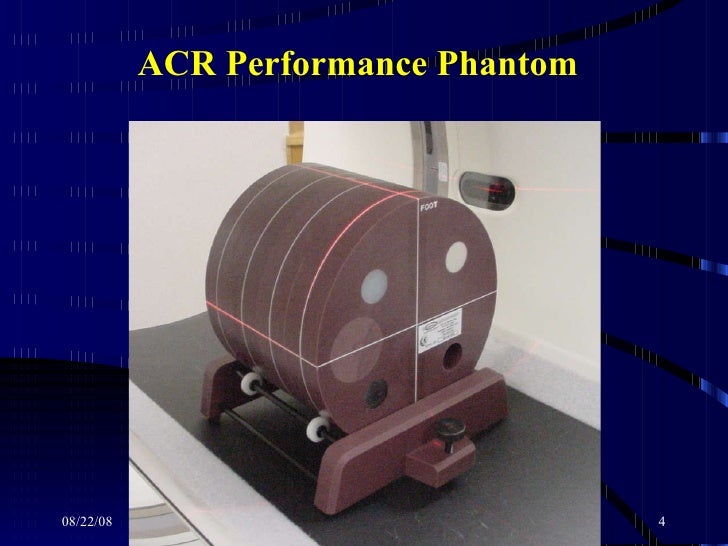 Qaulity Control of CT