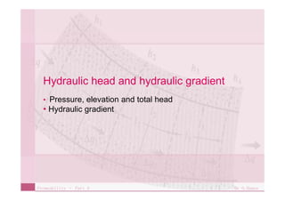 Basics of groundwater hydrology in geotechnical engineering ...