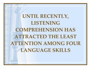 Listening Comprehension | PPT