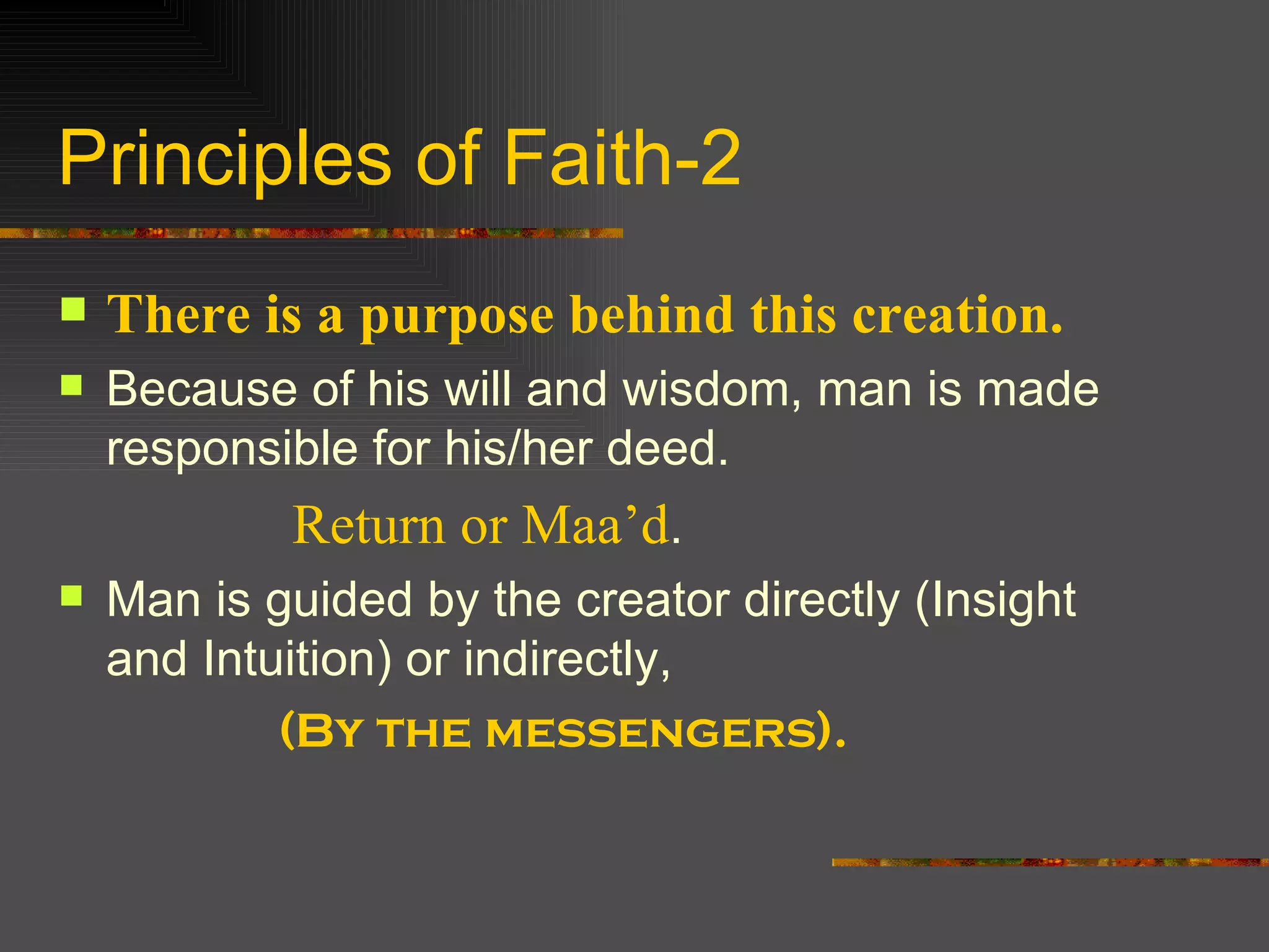 Principles of Faith | PPT