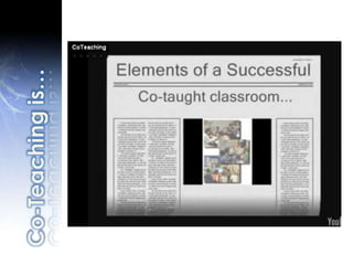 Co-Teaching: Six Models for Teacher Success | PPTX