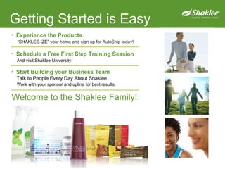 Shaklee Business Opportunity | PPT