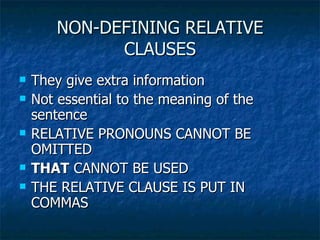 RELATIVE CLAUSES | PPT | Reptiles | Pets