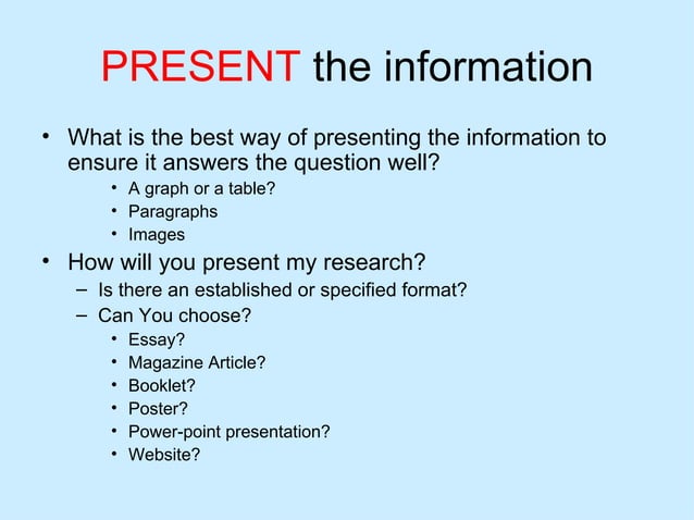 Introducing Research Skills | PPT | Education