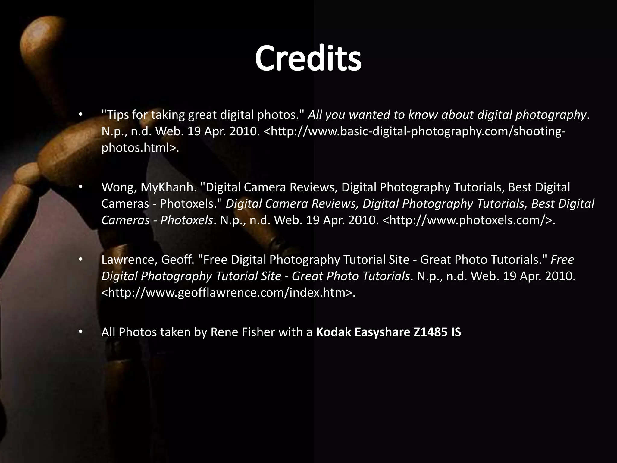 C:\fakepath\rf photography speech visual aid | PPTX