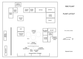 Ready Mix Concrete Plant Layout