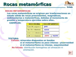 Rocas magmáticas y metamórficas | PPT