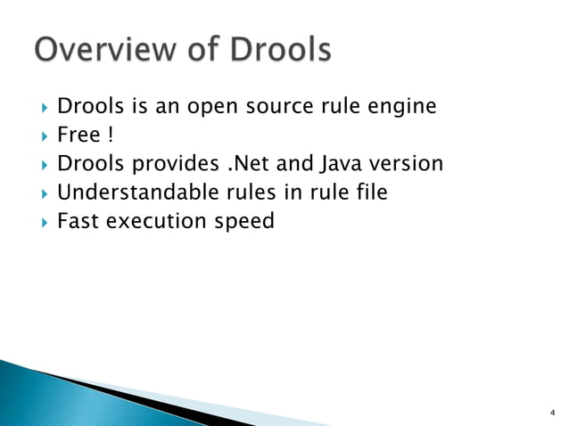 Rule Engine: Drools .Net