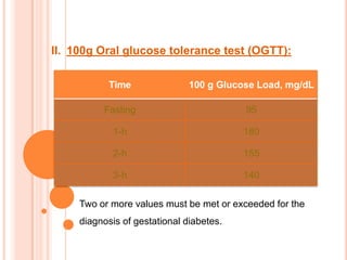 Screening for Diabetes in Pregnancy | PPTX