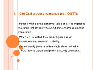 Screening for Diabetes in Pregnancy | PPTX