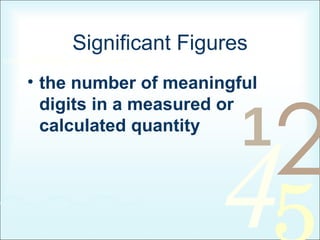 Physics (significant figures) | PPT
