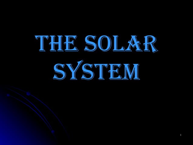 Solar system Notes | PPT | Space and Astronomy | Science