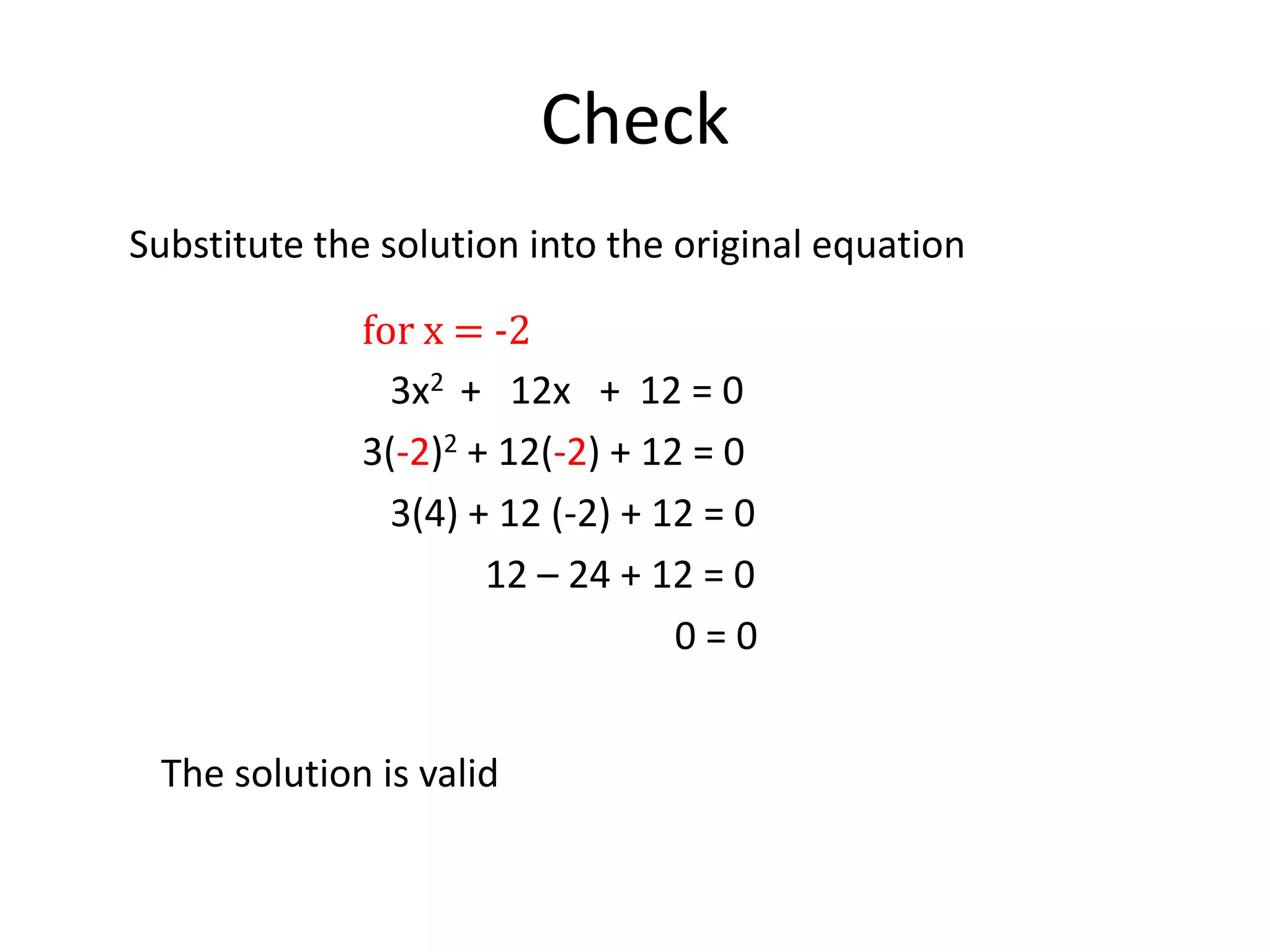 Solving Quadratic Equations by Factoring | PPTX