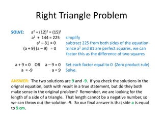Solving Quadratic Equations by Factoring | PPTX