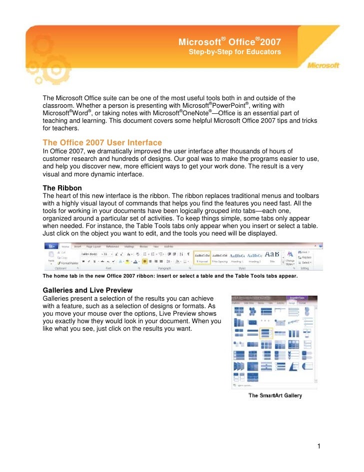 Step-by-Step - Office 2007
