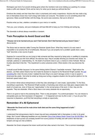 Stoicism 101 - A Practical Guide | PDF