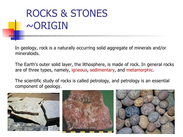 Stones & Rocks
